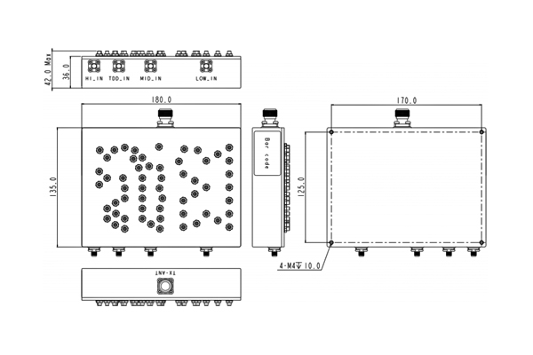 Wholesale 6 Band RF Combiner Cavity Combiner 758-2690MHz ...