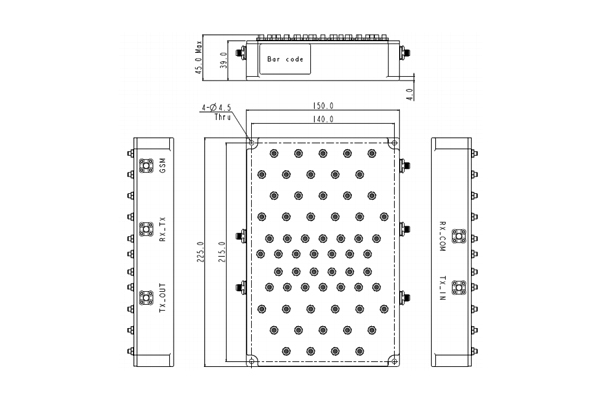 Wholesale RF Power Combiner Design for Microwave Combiner 791-1980MHz ...
